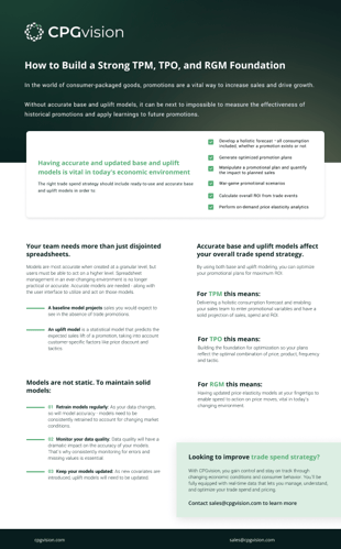 How CPGs Can Build a Strong TPM, TPO, and RGM Foundation